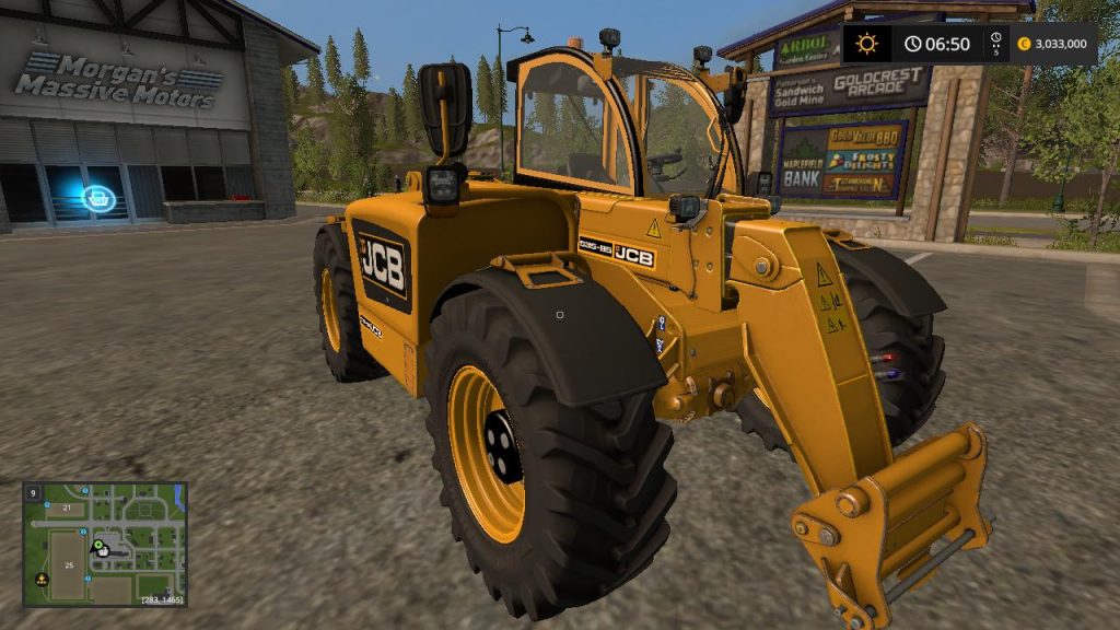 JCB TELEHANDLER V1 FS 17 - Farming Simulator 2025 mod, LS 2025 mod / FS ...