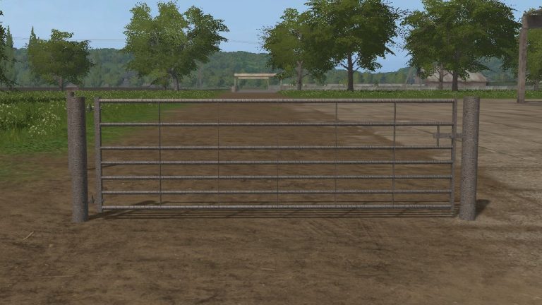 Steel Cattle gates with light rust FS 17 - Farming Simulator 2025 mod ...