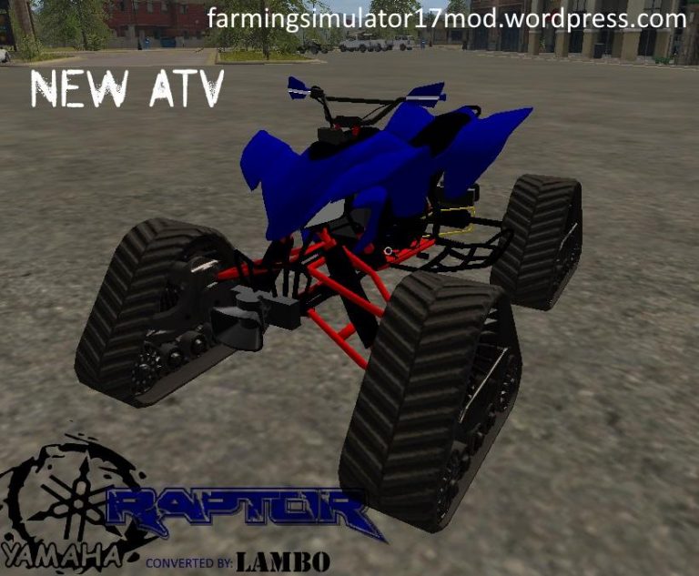 RAPTOR ATV V1.0.1 FS 2017 - Farming Simulator 2025 mod, LS 2025 mod ...