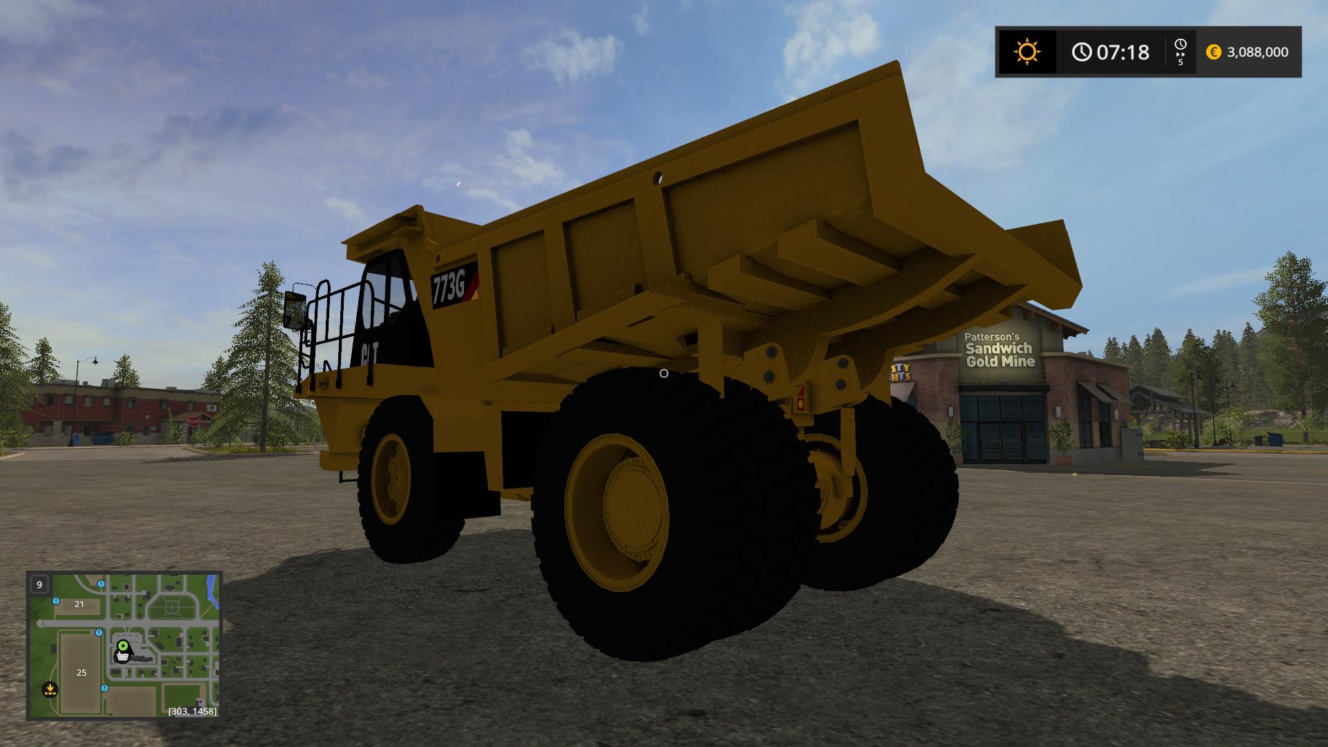 CAT 773G V1.1 LS2017 - Farming Simulator 2025 mod, LS 2025 mod / FS 25 mod