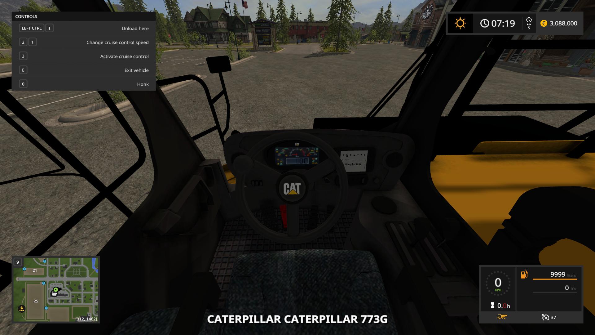 CAT 773G V1.1 LS2017 - Farming Simulator 2025 mod, LS 2025 mod / FS 25 mod