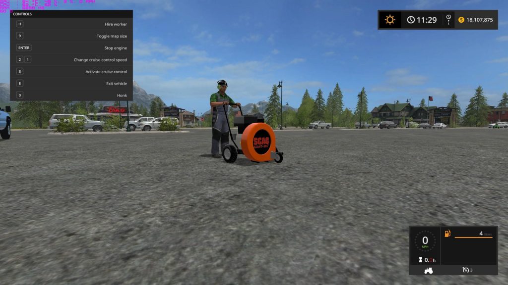 SCAG WALK BEHIND LEAF BLOWER FS2017 - Farming Simulator 2025 mod, LS ...