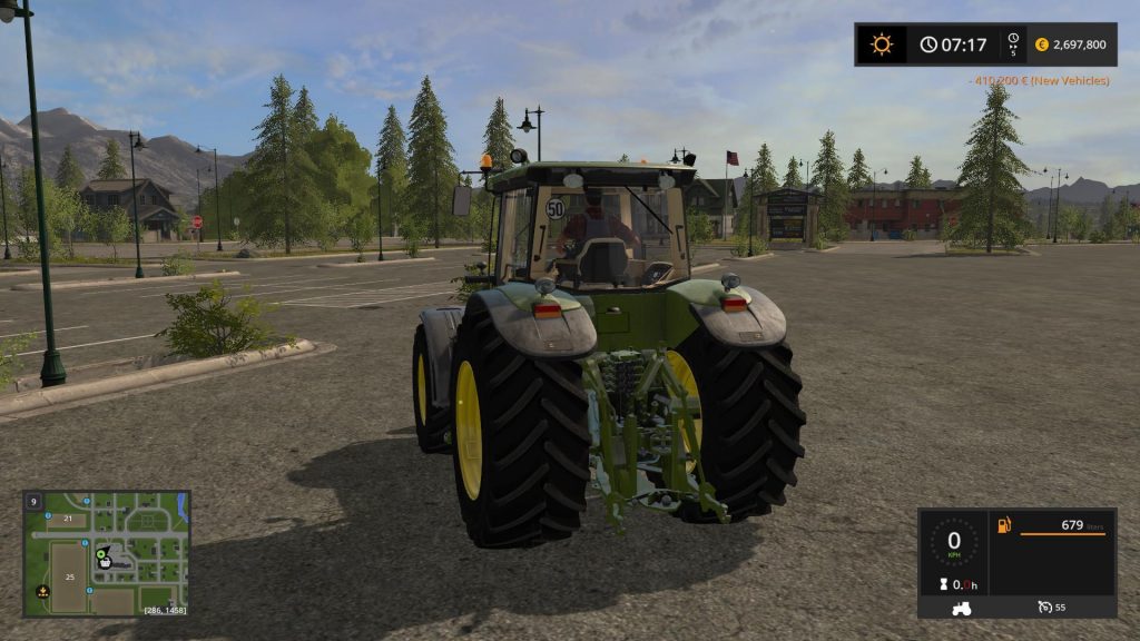 JOHN DEERE 8530 BD V1.0 for LS 17 - Farming Simulator 2022 mod, LS 2022 ...
