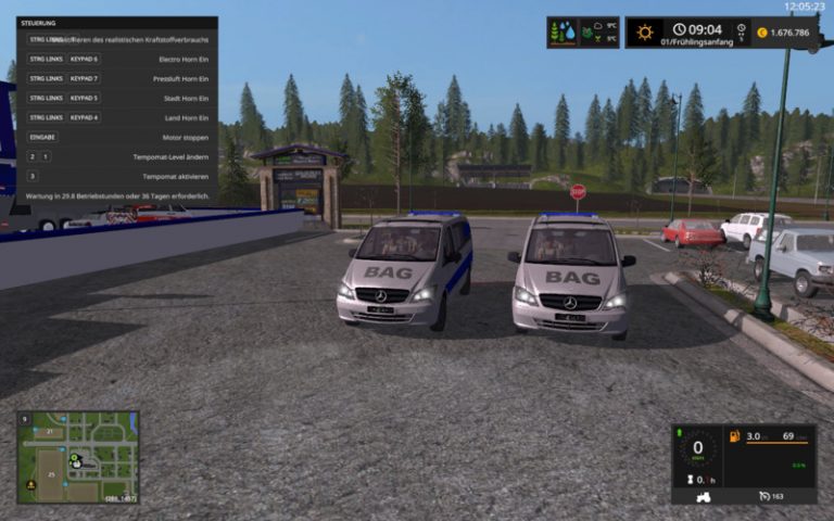 Police Car FS17 - Farming Simulator 2025 mod, LS 2025 mod / FS 25 mod