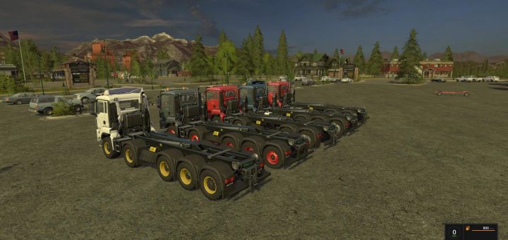MAN TGS 41480 6X4 PALFINGER GRUMIER V1.0 for FS 2017 - Farming ...