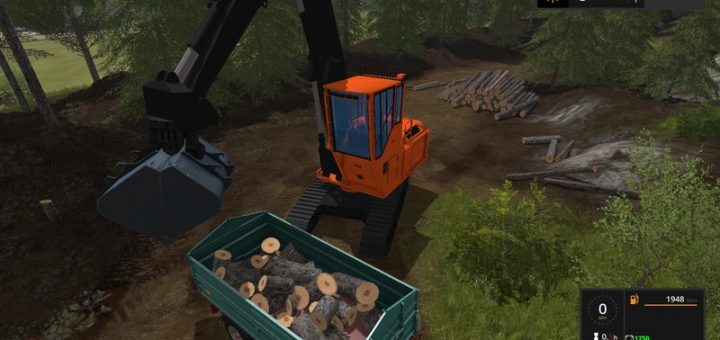 BUCKSAW LOADER LS17 - Farming Simulator 2022 mod, LS 2022 mod / FS 22 mod