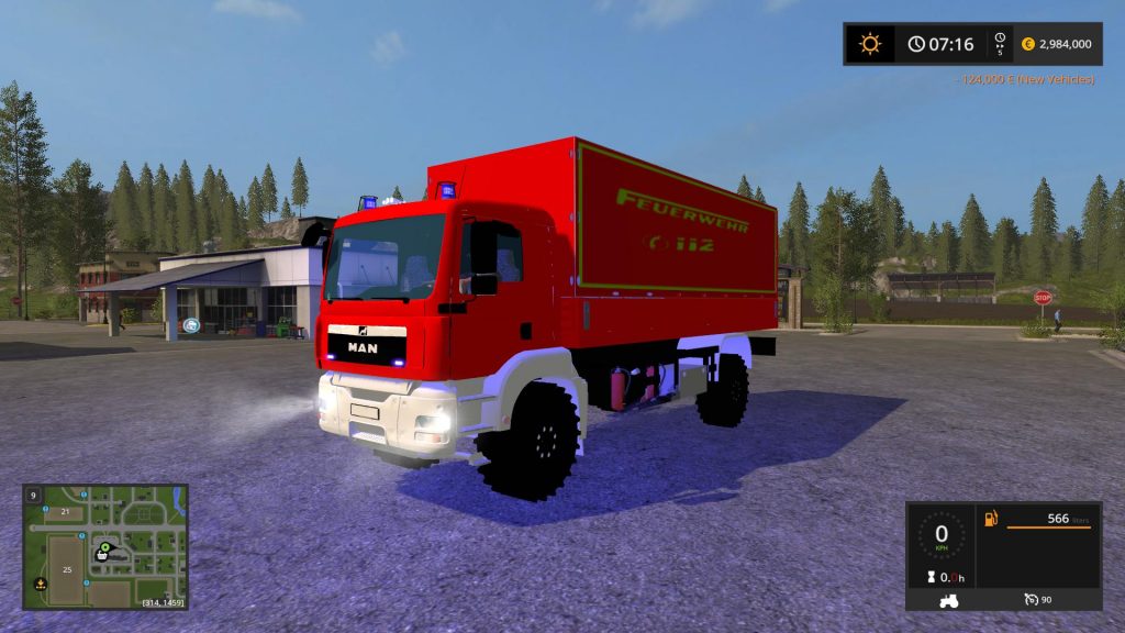 MAN FIREFIGHTER GW-L V1.0 LS17 - Farming Simulator 2025 mod, LS 2025 ...