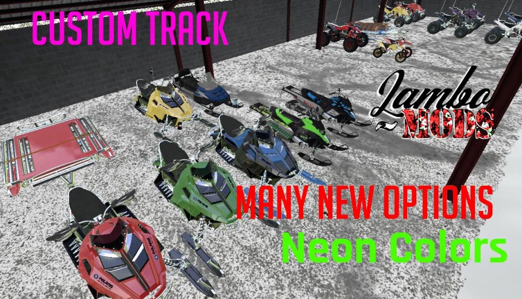 POLARIS RUSH SNOWMOBILE V1.0 FS 17 - Farming Simulator 2025 mod, LS ...