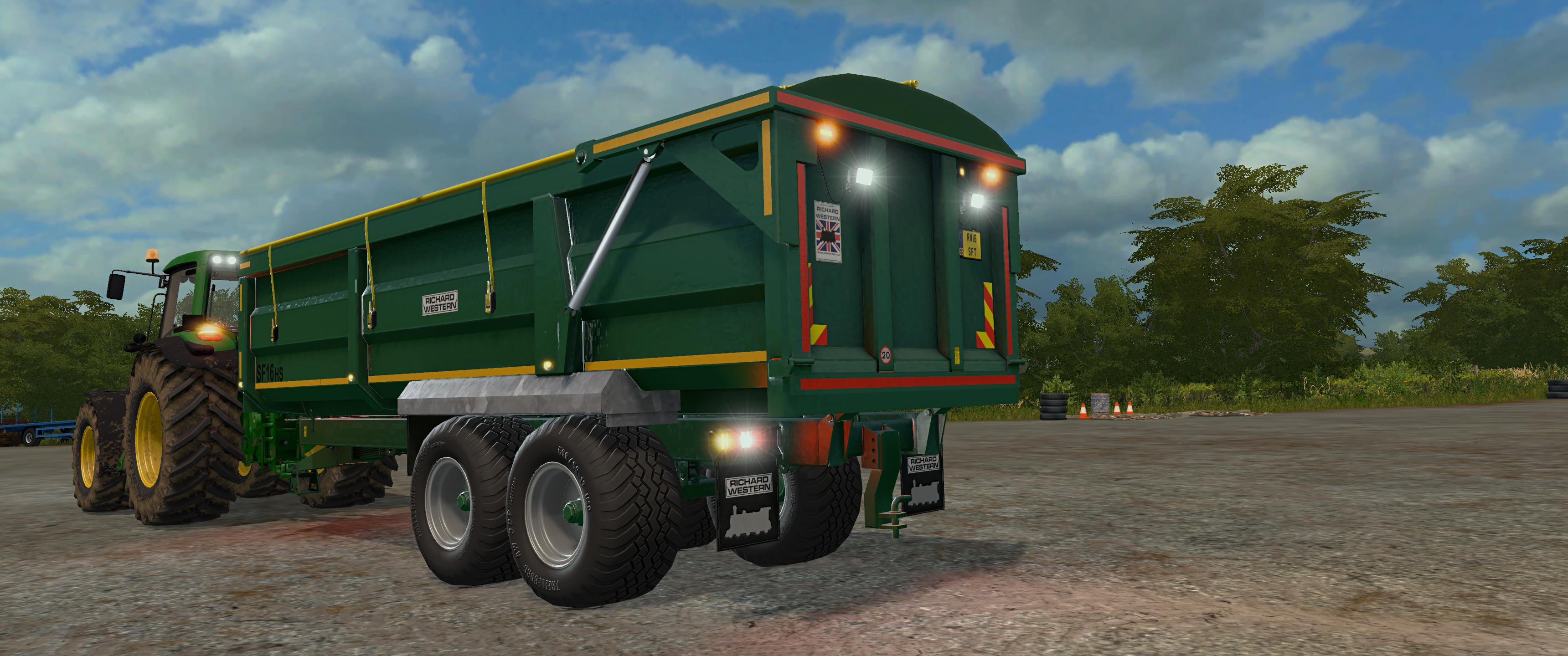 Richard Western SF16 high spec v1.0 Trailers - Farming Simulator 2025 ...