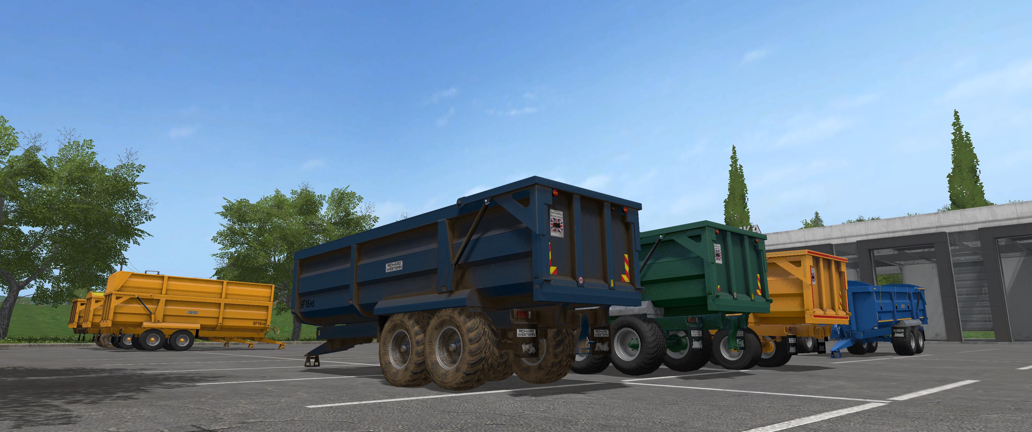 Richard Western SF16 high spec v1.0 Trailers - Farming Simulator 2025 ...