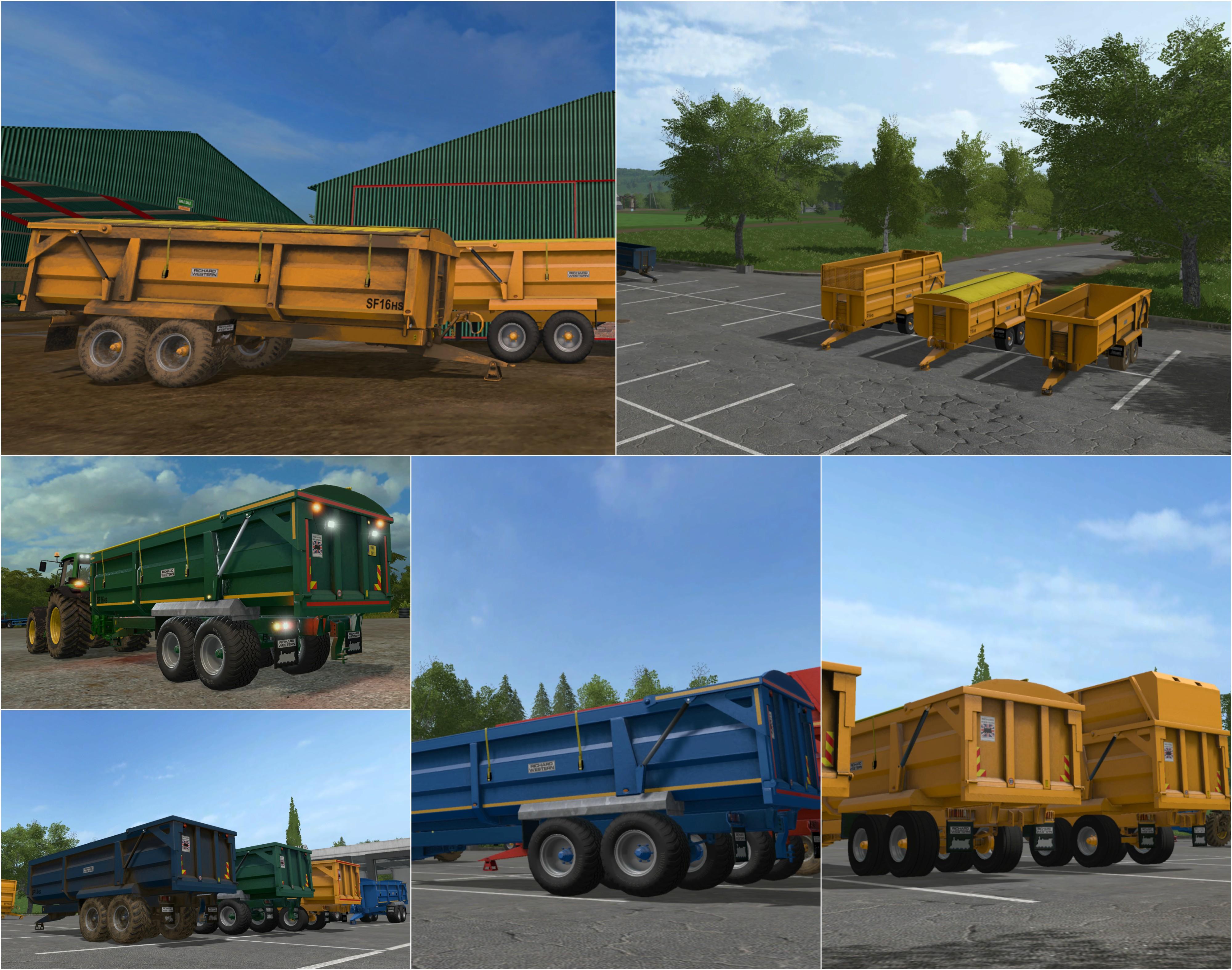Richard Western SF16 high spec v1.0 Trailers - Farming Simulator 2025 ...