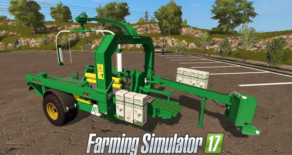 McHale 998 squarebalewrapper v1.0 FS17 - Farming Simulator 2025 mod, LS ...