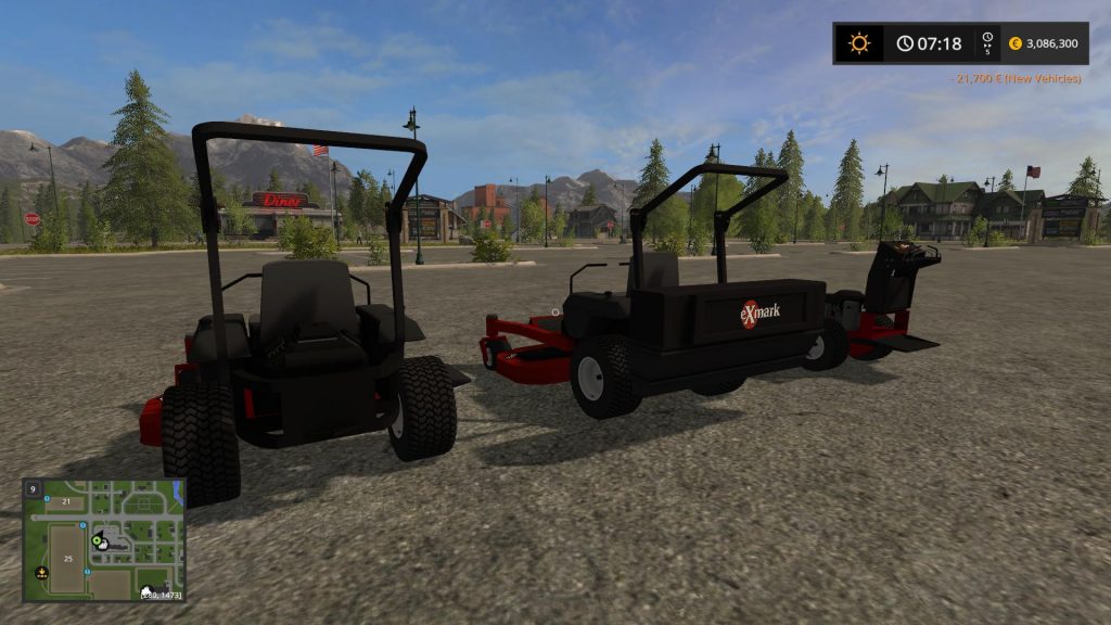 Mower Pack With New Zero Turn v1.0 FS 17 - Farming Simulator 2025 mod ...