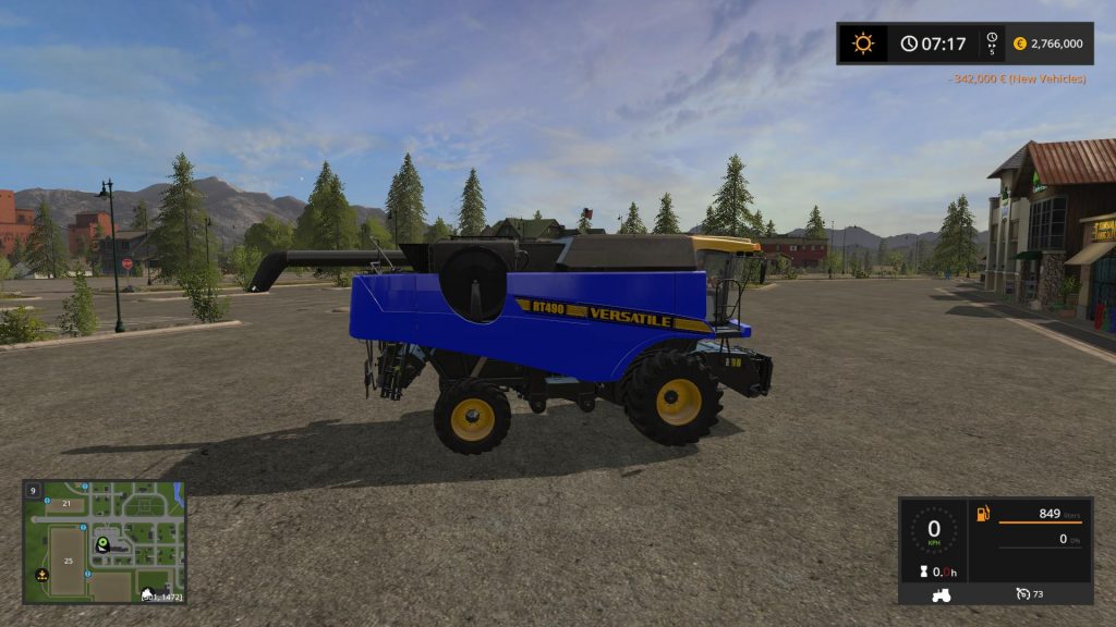 Versatile RT490 Blue v1.0 FS2017 - Farming Simulator 2025 mod, LS 2025 ...