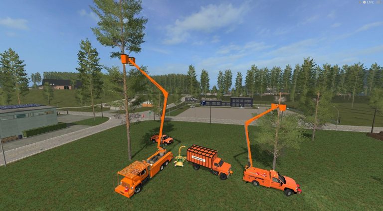 KST Asplundh Tree Trucks Pack v2.4.7 FS 2017 - Farming Simulator 2025 ...
