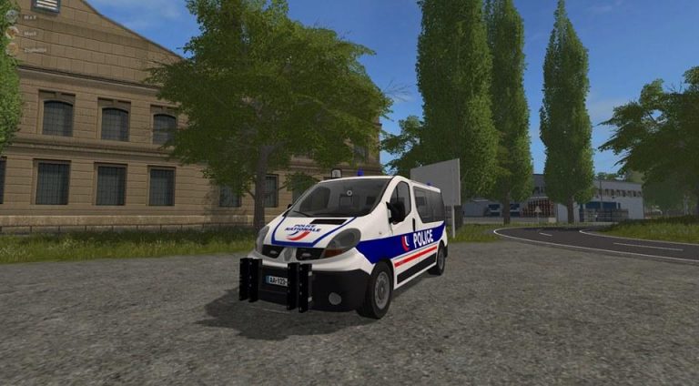 RENAULT TRAFIC POLICE NATIONAL v1.0 Car - Farming Simulator 2025 mod ...