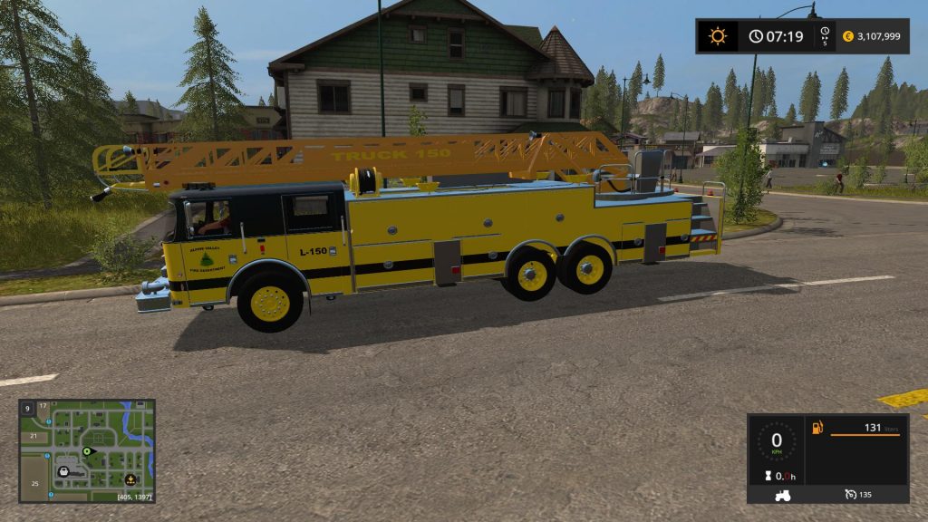 Alpine Valley Pierce Enforcer Ladder v1.1 for LS 17 - Farming Simulator ...