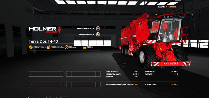 Oliver 7800 Combine pack v1.0.0.0 LS2019 - Farming Simulator 2022 mod ...