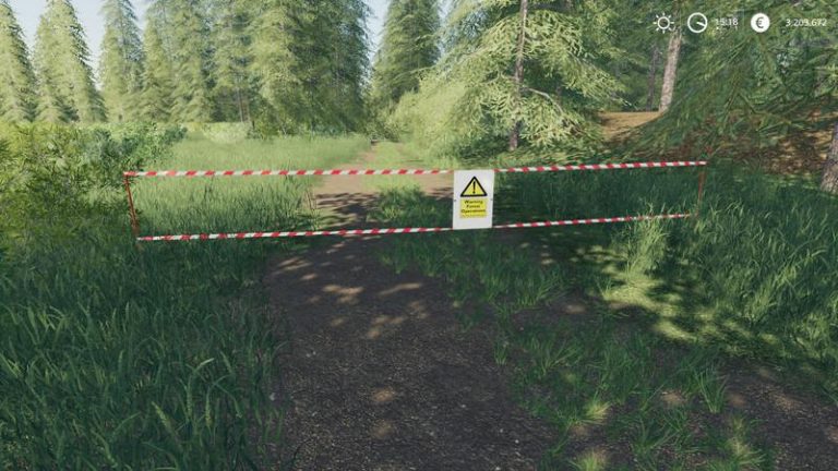 Placeable forest barrier banners v1.0 FS 19 - Farming Simulator 2025 ...