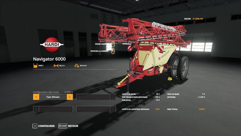 HARDI NAVIGATOR 6000 USA VERSION LS19 - Farming Simulator 2025 mod, LS ...