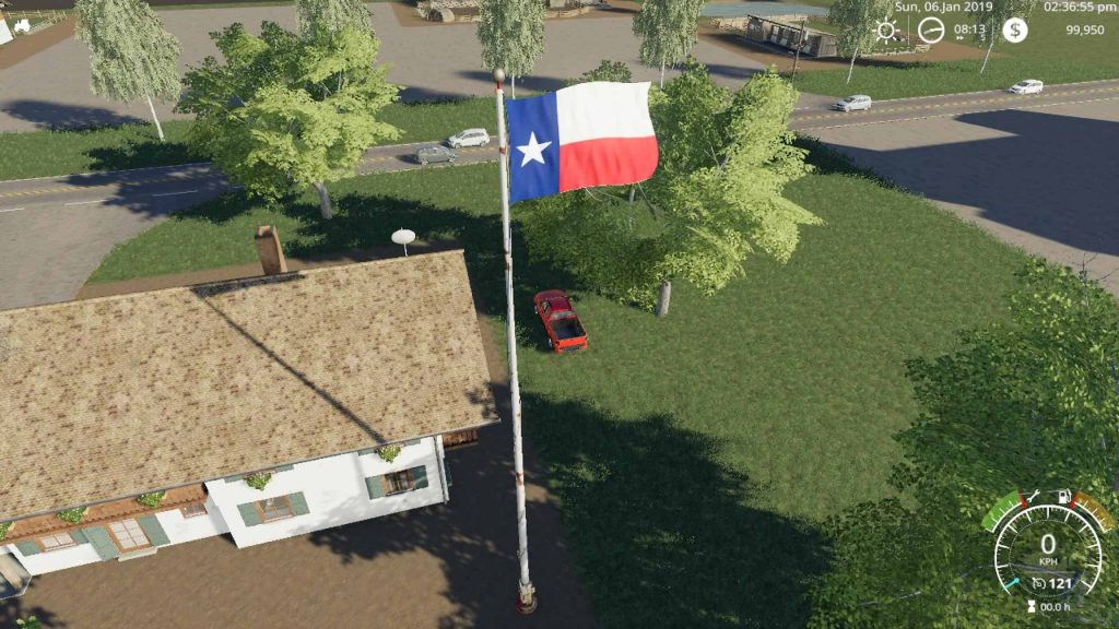 Texas Flag v1.0.0 for LS19 - Farming Simulator 2025 mod, LS 2025 mod ...
