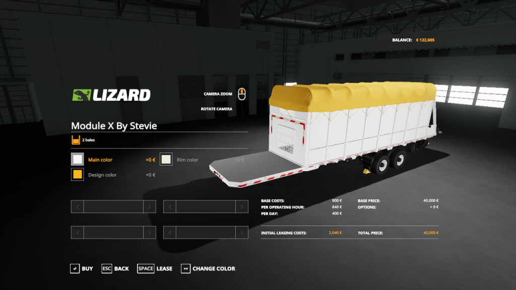 Module X cotton bale trailer Trailer - Farming Simulator 2025 mod, LS ...