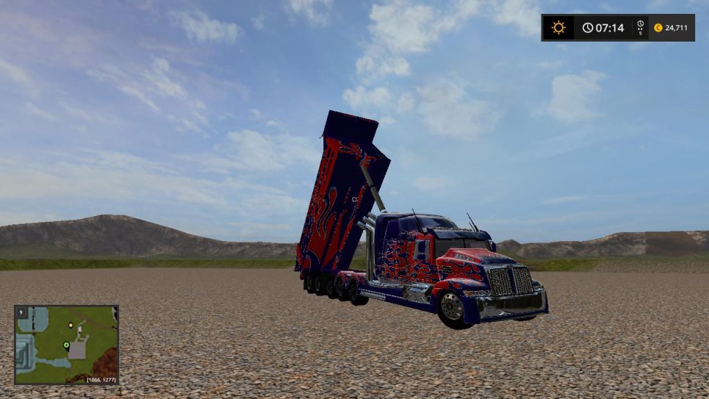 Optimus prime dump not finished v1.0.0.3 Trucks - Farming Simulator ...