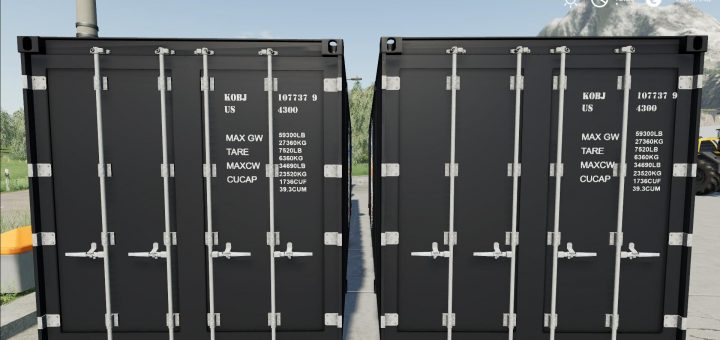 ATC Container Pack v2.0.0.0 LS 2019 - Farming Simulator 2025 mod, LS ...