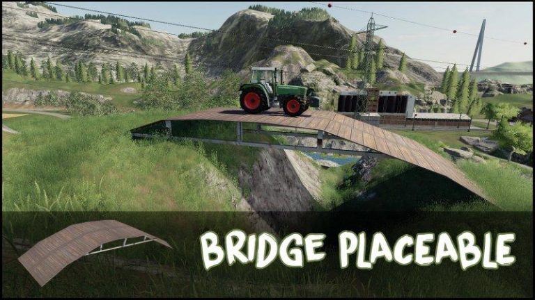 BRIDGE PLACEABLE for FS 19 - Farming Simulator 2025 mod, LS 2025 mod ...