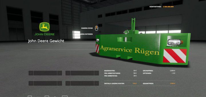 John Deere DB60 1.0.0.1 LS 2019 - Farming Simulator 2022 mod, LS 2022 ...