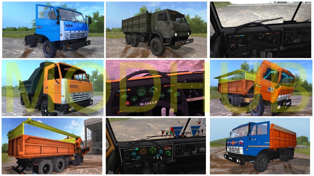 KAMAZ BEST Pack v1.0 for LS 17 - Farming Simulator 2025 mod, LS 2025 ...