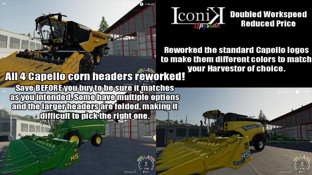 Iconik Header Pack v2.0 FS 19 - Farming Simulator 2025 mod, LS 2025 mod ...