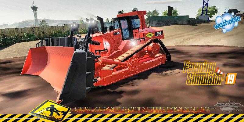 CATERPILLARD D11 COLAS TFSGROUP v1.0 LS 19 - Farming Simulator 2025 mod ...