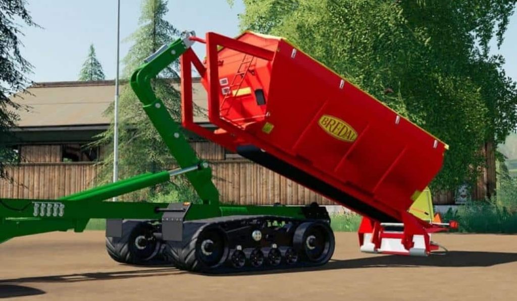 Bredal K165 Fertilizer Spreader (Hooklift) FS19 - Farming Simulator 2025 mod, LS 2025 mod / FS ...