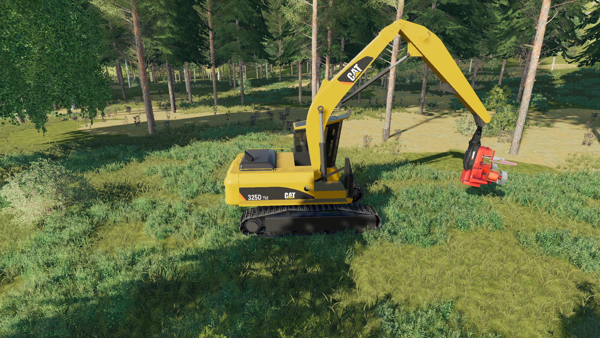 Caterpillar 325D FM v1.0 for FS 2019 - Farming Simulator 2025 mod, LS ...