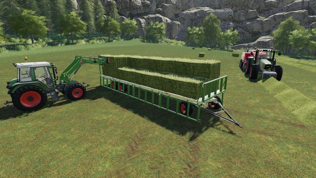 Fliegl Dpw 180 210 Bales Autoload V1 3 0 0 Fs 2019 Farming Simulator
