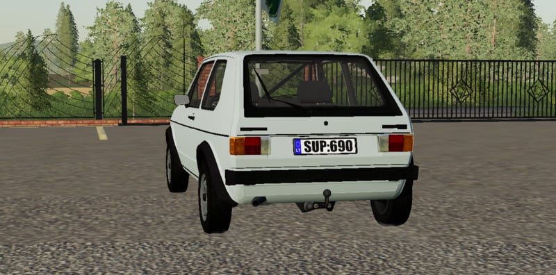 Golf Mk1 V 1.0 FS2019 - Farming Simulator 2025 mod, LS 2025 mod / FS 25 mod