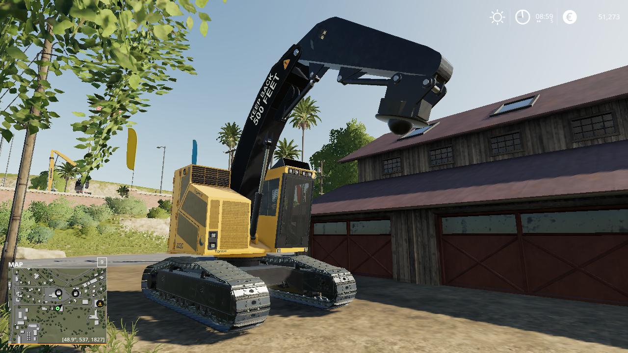 Tigercat 822 v1.0.0.0 LS19 - Farming Simulator 2025 mod, LS 2025 mod / FS 25 mod