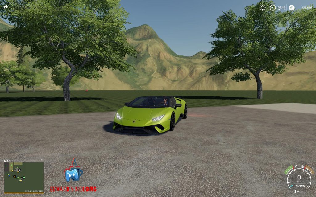 Lamborghini v2.0 Car - Farming Simulator 2025 mod, LS 2025 mod / FS 25 mod