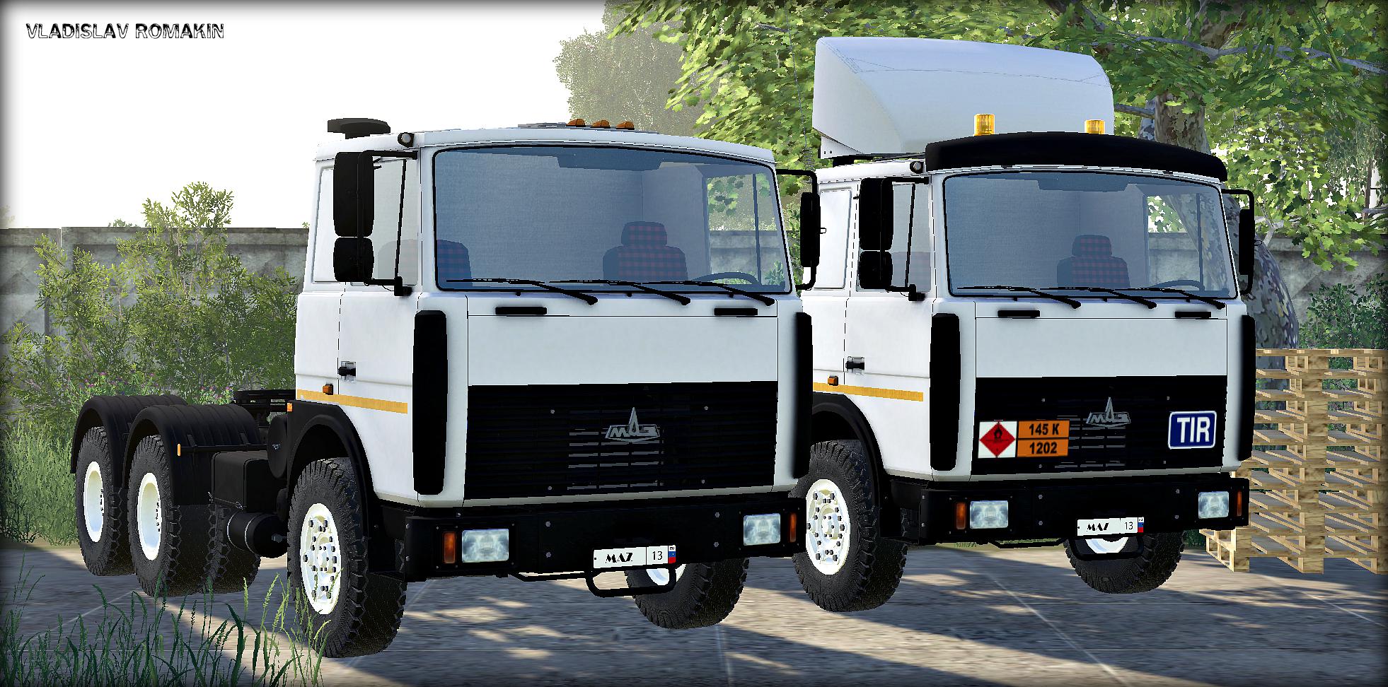 MAZ-6422 Tyagach v1.0.0.0 FS2019 - Farming Simulator 2025 mod, LS 2025 mod / FS 25 mod