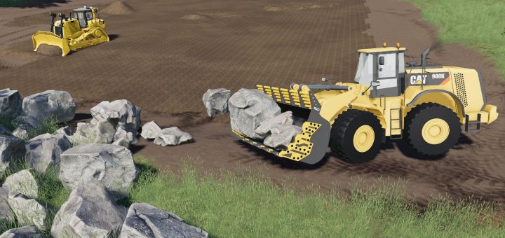 Caterpillar 6015B with bucket FS 2019 - Farming Simulator 2022 mod, LS ...