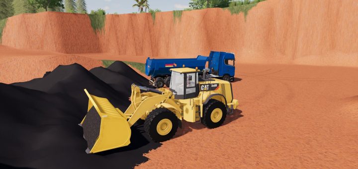CAT 990H Mining Loader v1.0.0.0 for LS 19 - Farming Simulator 2022 mod, LS 2022 mod / FS 22 mod