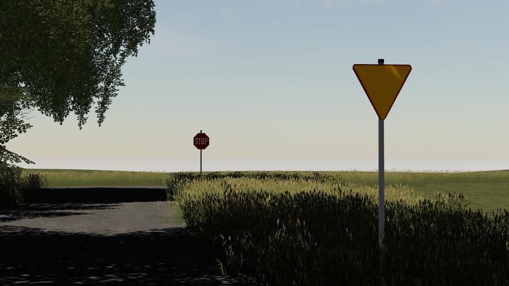FS19 Road Signs Prefab (Prefab) v1.0.0.0 - Farming Simulator 2025 mod ...