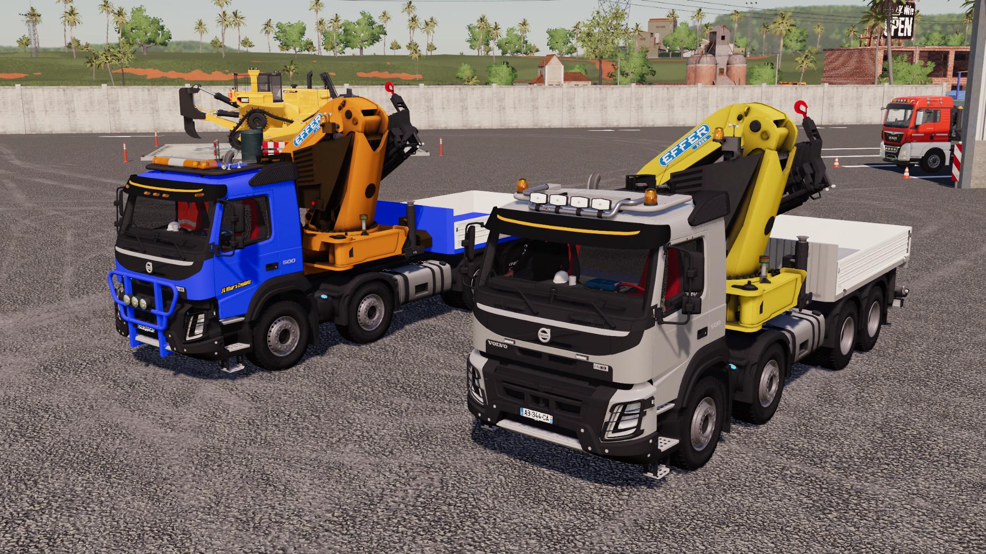 Volvo FMX 8x4 Crane Truck v1.1 FS 19 - Farming Simulator 2025 mod, LS ...