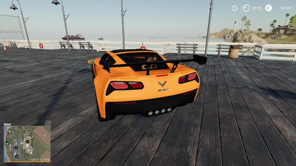 Chevrolet C7 Corvette Zr1 v1.0.0.0 FS 2019 - Farming Simulator 2025 mod ...