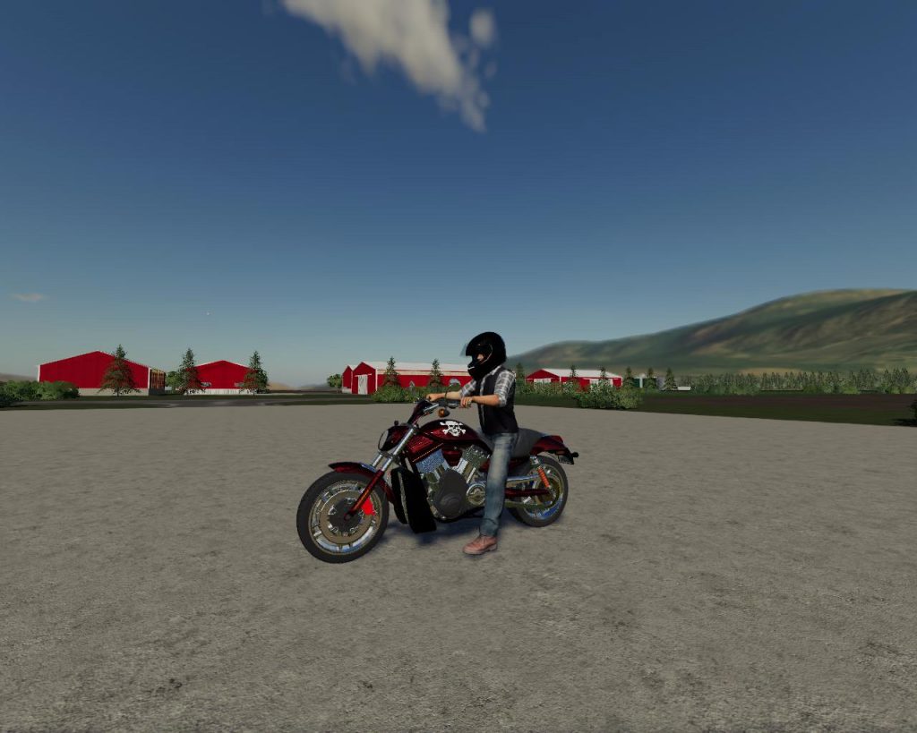 Motorcycle v1.0.0.0 FS 19 - Farming Simulator 2025 mod, LS 2025 mod ...
