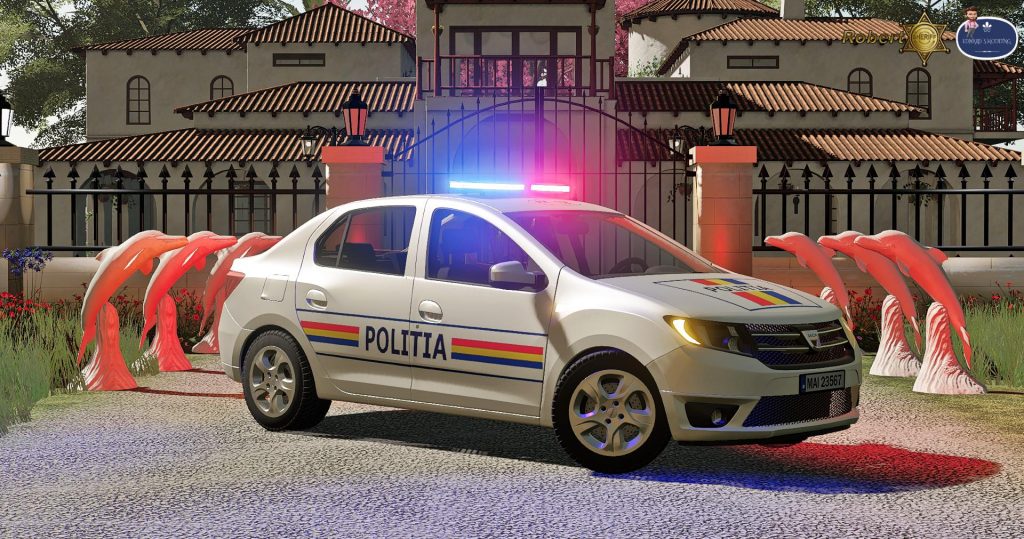 Dacia Logan Politia 2019 v1.0 for FS 2019 - Farming Simulator 2025 mod ...