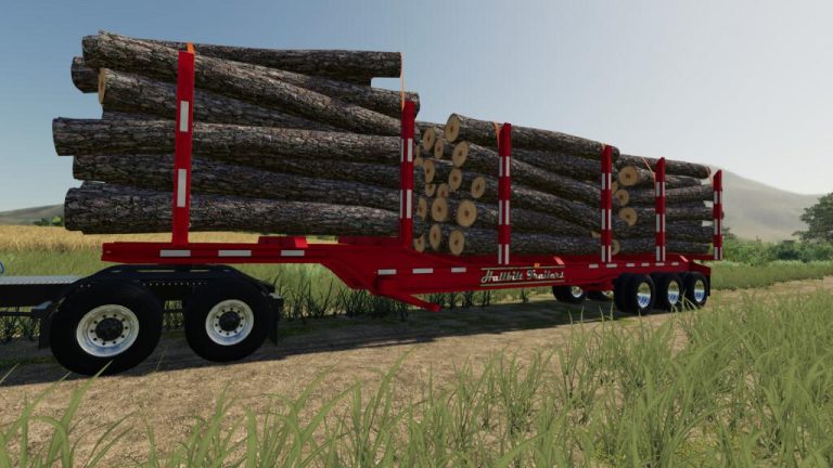 Lizard Tri Axle Log Trailer v1.0.0.0 FS 2019 - Farming Simulator 2022 ...