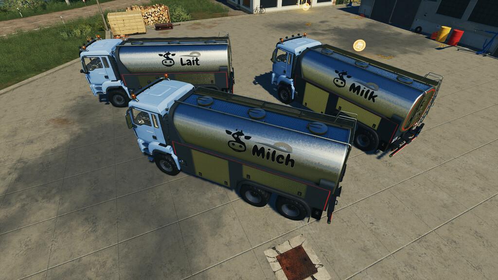 MAN TGS Milk Truck v1.0.0.0 LS2019 - Farming Simulator 2022 mod, LS ...