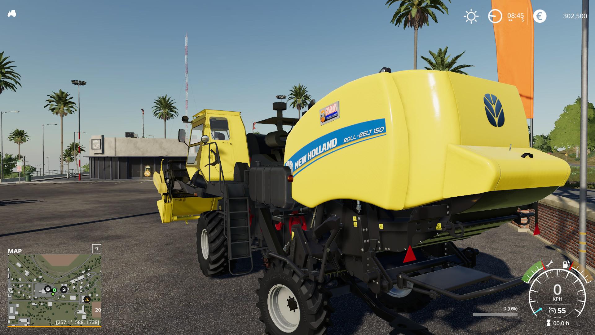 Rostselmash New Holland Round Cotton Bale v1.0.0.0 LS19 - Farming ...
